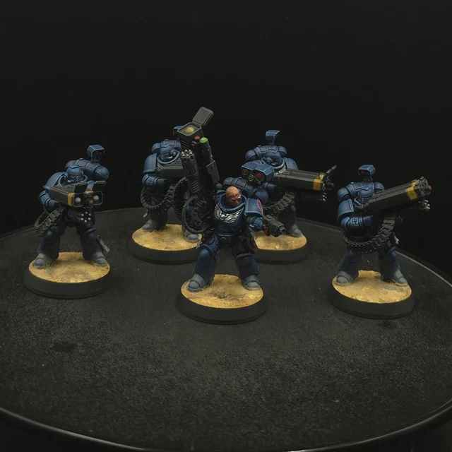 PRO PAINTED WARHAMMER 40k Crimson Fists Desolation Marines ×5 Games ...
