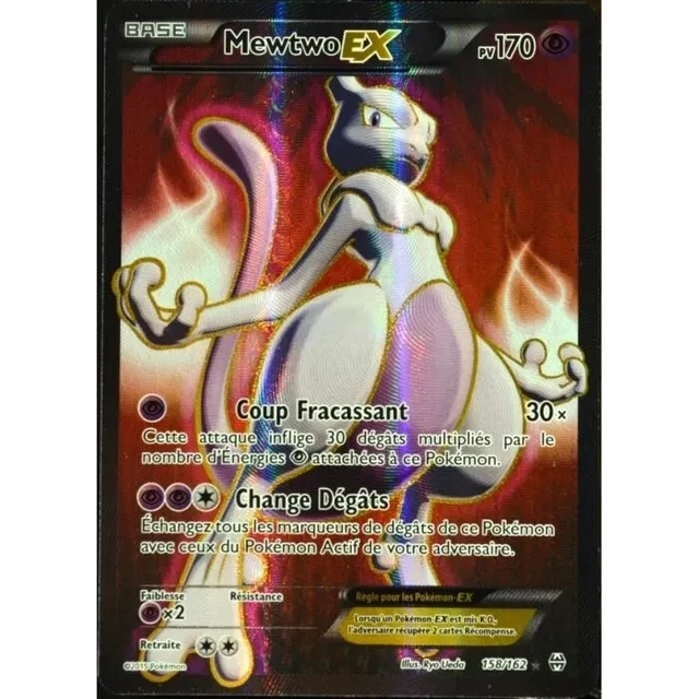 CARTE POKÉMON MEWTWO Ex 170 PV - ULTRA RARE - FULL ART XY08 FR EUR 20 ...