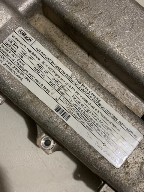 2017-2019 F250 F350 6.7 Ford Powerstroke EGR Cooler Assembly $217.85 ...