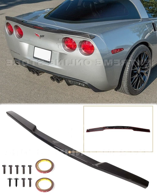 REAL CARBON FIBER Trunk Wing Rear Spoiler For 05-13 Corvette C6 Z06 ZR1 ...