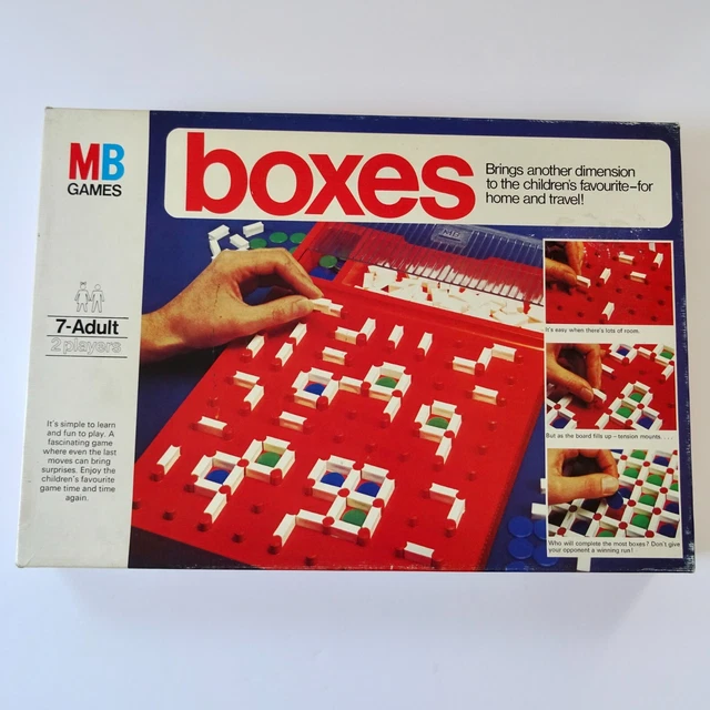 RARE VINTAGE 1977 "Boxes" game by MB Games Complete and in VGC £20.00 ...