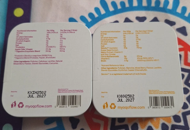 DISO DISSOLVABLE VITAMIN Strips Berry Blast 30 Strips £5.45 - PicClick UK