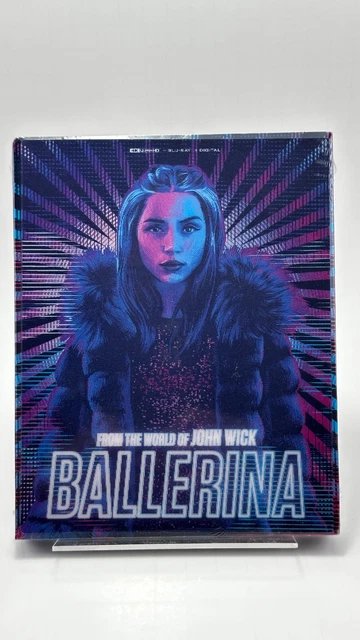 BALLERINA (4K/BLU-RAY, 2025 STEELBOOK) from John Wick Ana De Armas Keanue Reeves $124.60 ...