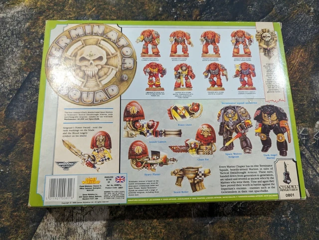 WARHAMMER 40K ROGUE Trader Space Marine Terminators Box Set Complete ...