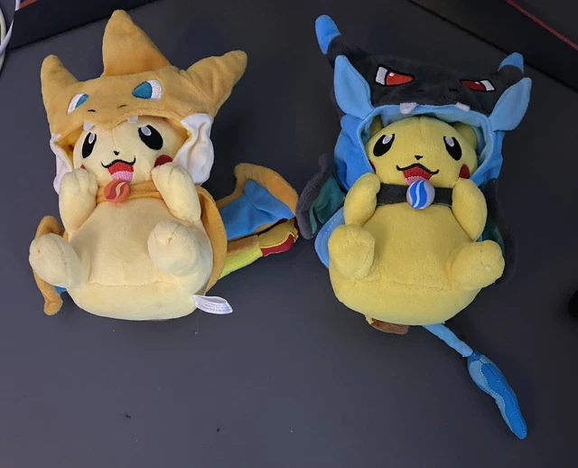 PIKACHU MEGA CHARIZARD X And Y Plush Bundle £16.00 - PicClick UK