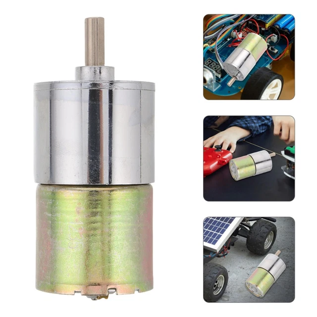 MICRO ELECTRIC GEAR Motor DC 12V - Variable Speed Miniature Motor - Low ...