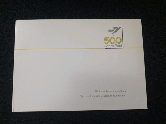GEDENKKARTE BRD 500 Jahre Deutsche Post - 12.01.1990 - Ersttagsstempel ...