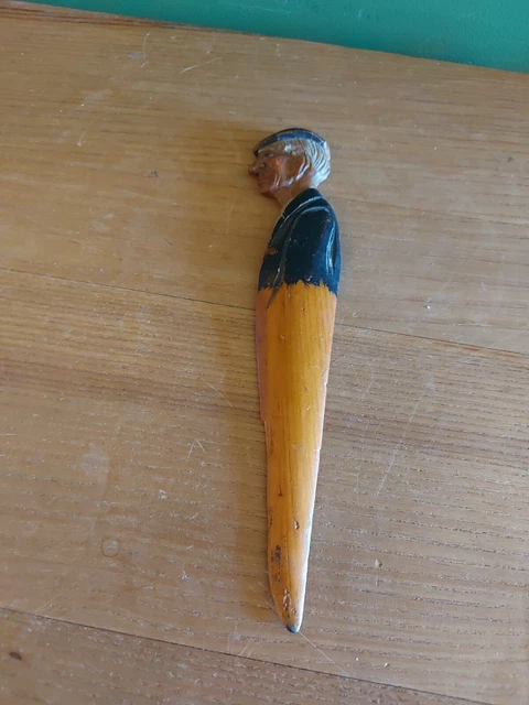 WOODEN PAPER CUTTER Folk Art (Basque) £18.79 - PicClick UK
