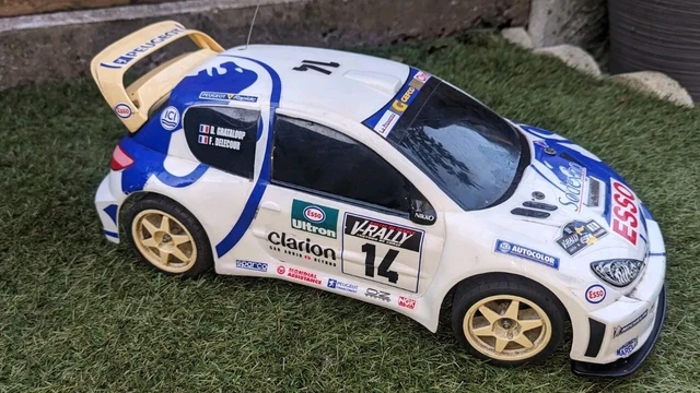 1:10 TAMIYA RC Car Peugeot 206 Wrc Rally £100.00 - PicClick UK
