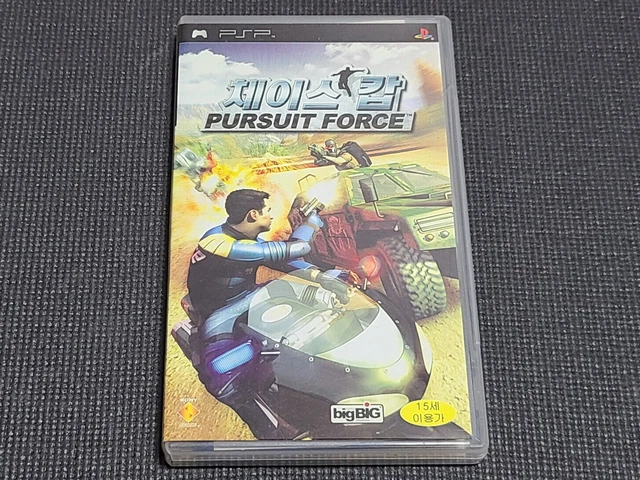 SONY PLAYSTATION PORTABLE Chase Cop Pursuit Force Retro Coréen Ver Jeu ...