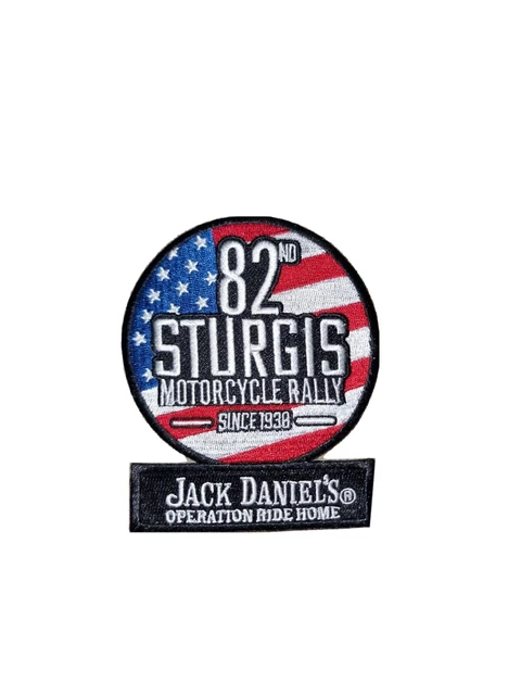 OFFICIAL JACK DANIEL’S 82nd Sturgis (2022) Motorcycle Rally Patch £11. ...
