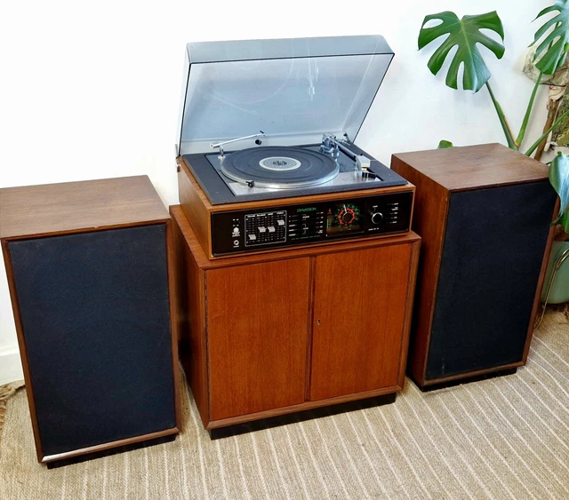TIMEWARP 1974 DYNATRON HFC-101 Vintage Radiogram Swiss Lenco GL75 ...