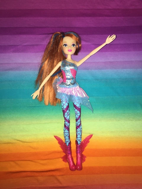 JAKKS PACIFIC WINX Club----Deluxe *Sirenix Bloom* Doll----Red & Blue ...