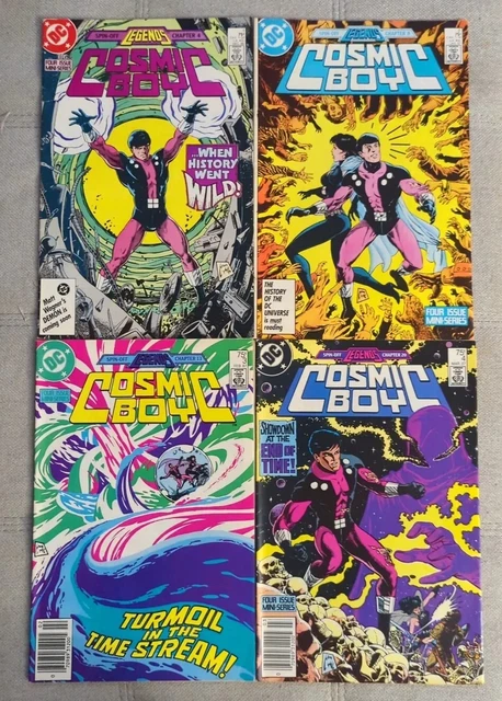 DC COMICS COSMIC Boy Four Issue Comic Book Mini-Series #1-4 (1986/1987 ...