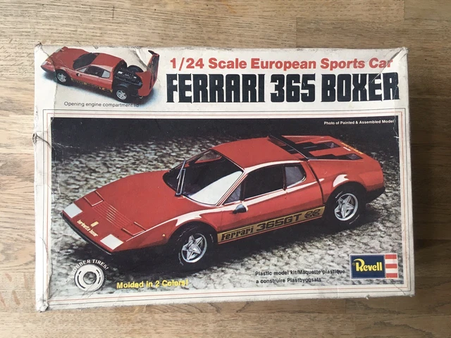 KIT MODÈLE BOXER vintage Revell Ferrari 365 7301 1:24 EUR 58,83 ...
