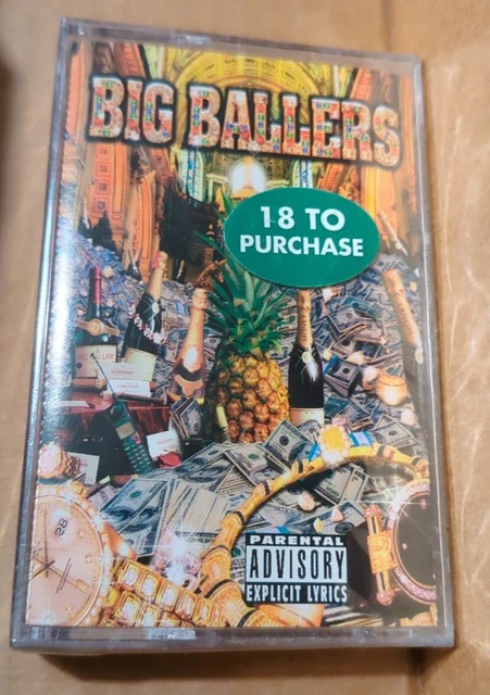 FACTORY SEALED BIG BALLERS THE ALBUM Gangsta Rap Cassette Tape 1998 ...