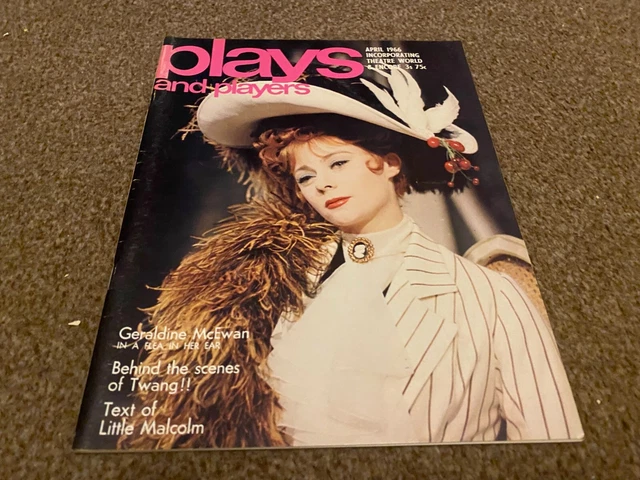 PLAYS AND PLAYERS Magazine 1966 Apr Geraldine Mcewan Noel Coward ...