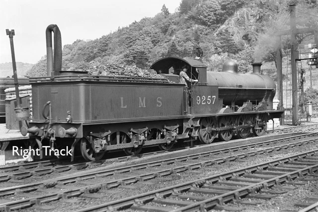 GLASS RAILWAY NEG. BANGOR STA. Undated. Ex-L&NWR 'G1' class 0-8-0 LMS ...