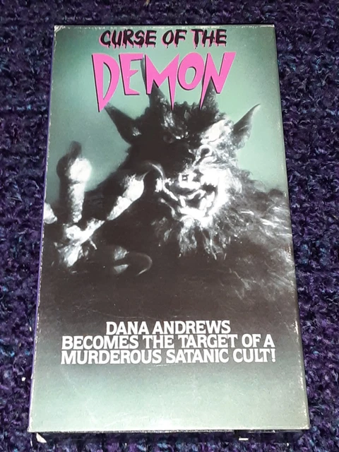 CURSE OF THE Demon VHS Horror Cult Classic GoodTimes Release $11.99 ...