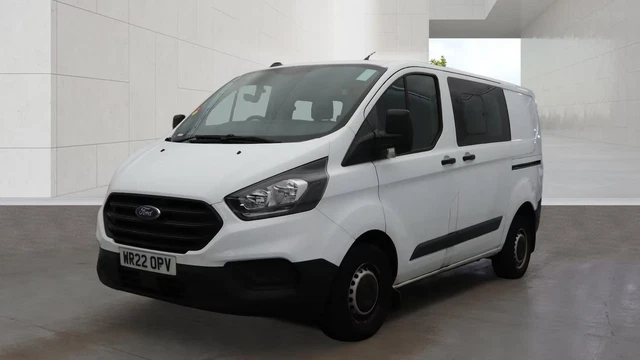 2022 FORD TRANSIT Custom 2.0 300 EcoBlue Leader Crew Van Double Cab 5dr ...