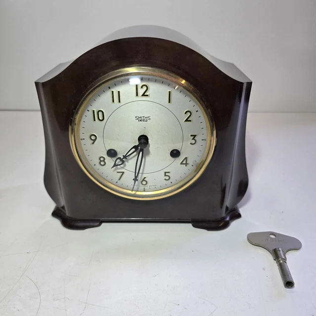 SMITHS ENFIELD VINTAGE Chiming Bakelite Mantle Clock ***Parts/ Repair ...
