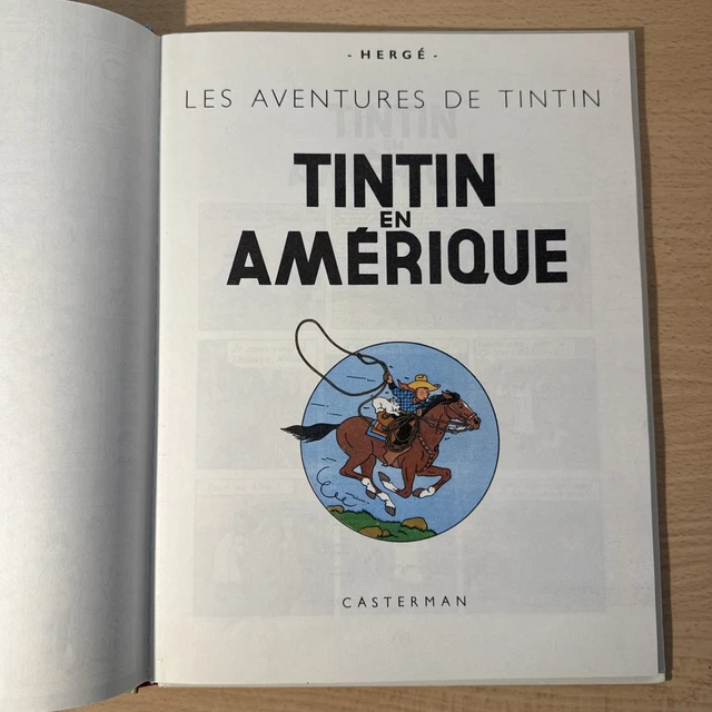 BD LES AVENTURES De Tintin , Tintin En Amérique 1947 EUR 11,99 ...