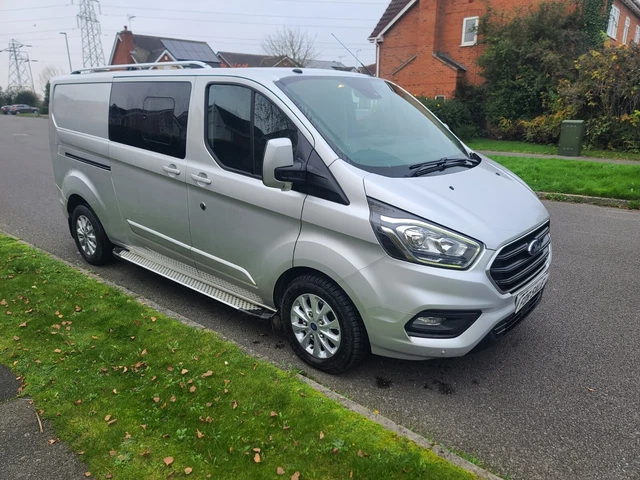 FORD TRANSIT CUSTOM LIMITED CREW CAB 6 SEATER LWB 2019 69reg NO VAT £ ...