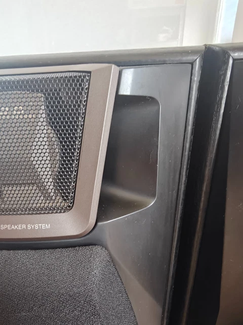 TECHNICS SB-EH60 3 Way Speakers 160W Loud Speaker Pair 6 ohms Black x2 ...