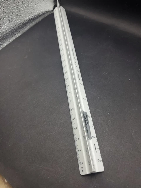 STAEDTLER-MARS 987 19-34 Engineer Engineering Scale Triangle Drafting ...