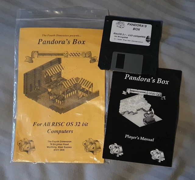 Pandoras Box Acorn Archimedes Game Risc Os 3 1 To 4 03 £14 00 Picclick Uk