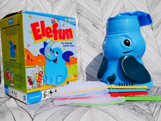 HASBRO ELEFUN GAME Elephant Butterfly Catch Chase Kids MB Game £12.99 ...