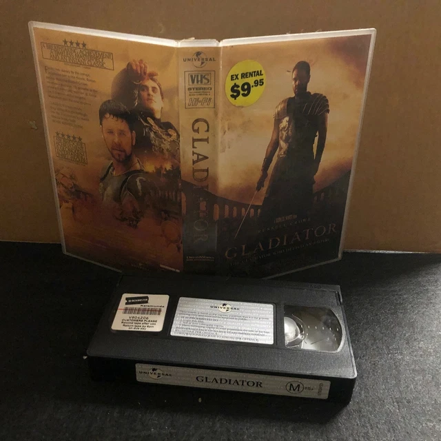 VHS GLADIATOR 2000 Russell Crowe Ridley Scott EUR 3,49 - PicClick IT