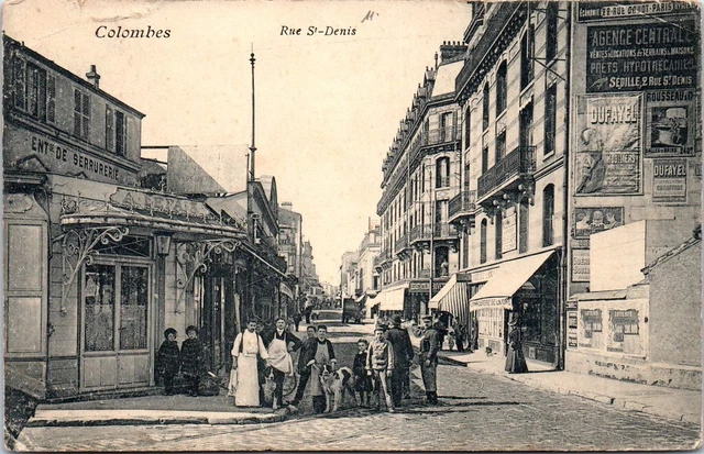 92 COLOMBES - la rue saint denis. EUR 11,00 - PicClick FR