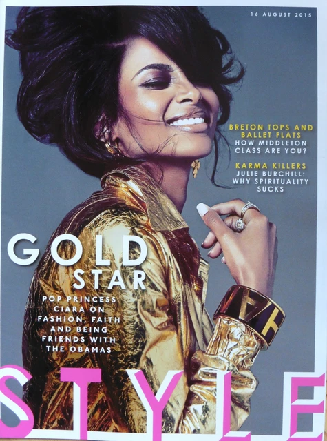 *NEW* CIARA, JESS Glynne, Sunday Times Style Magazine 16 August 2015 £ ...
