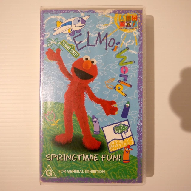 SESAME STREET - Elmo's World - Springtime Fun! - VHS PAL Video Tape ABC ...