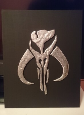 TABLEAU LOGO INSIGNE mythosaur statue The Mandalorian Star Wars Resin ...