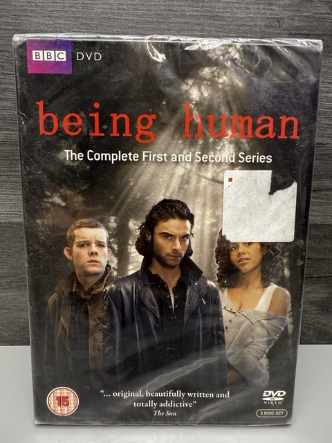 BBC BEING HUMAN Complete First and Second Series 5 DISC DVD SET BRAND ...
