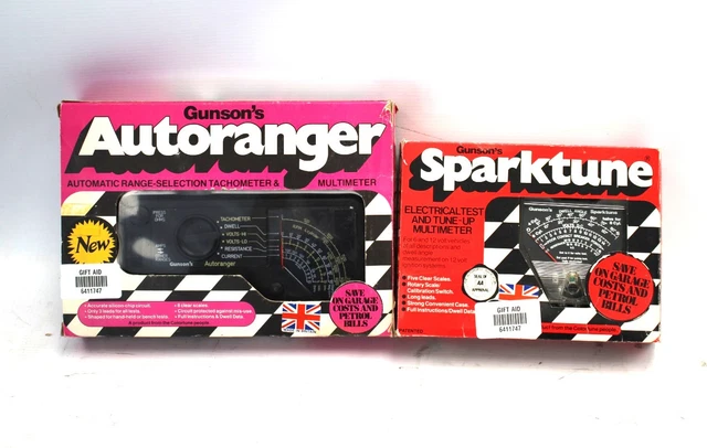 VINTAGE GUNSON'S AUTORANGER Tachometer & Multimeter + Sparktune ...