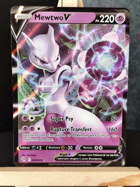 CARTE POKÉMON MEWTWO V 030/078 / Bloc EB Pokémon GO POGO EB10.5 🇨🇵 EUR 4,90 - PicClick FR