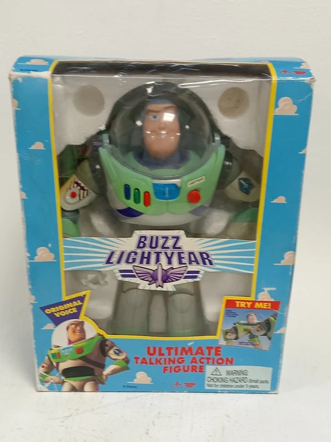 BUZZ LIGHTYEAR ULTIMATE Talking Action Figure Toy Story 1995 Sun ...