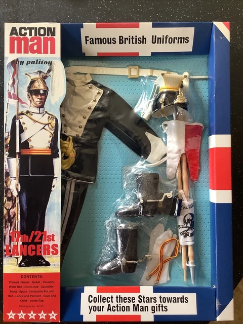 VINTAGE ACTION MAN 40th anniversary 17th 21st lancer uniform carded ...