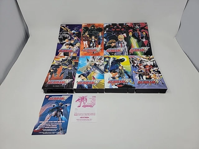 LOT OF 8 Bandai Mobile Suit Gundam W Wing VHS Tapes 1635 & 1658-1664 ...
