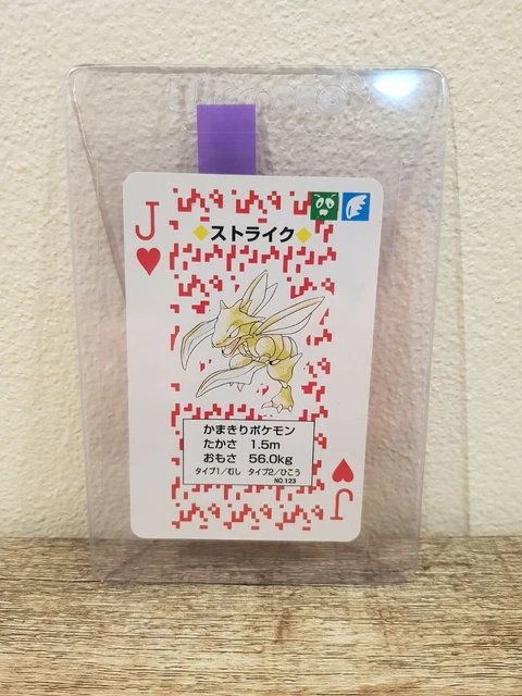 POKEMON SCYTHER - CHARIZARD poker set Playing cards 1996 EUR 32,58 ...