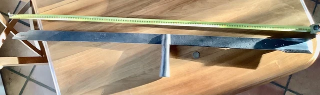 OUTILS ANCIENS,OLD TOOL ,belle bisaigue de charpentier, estampillée ...