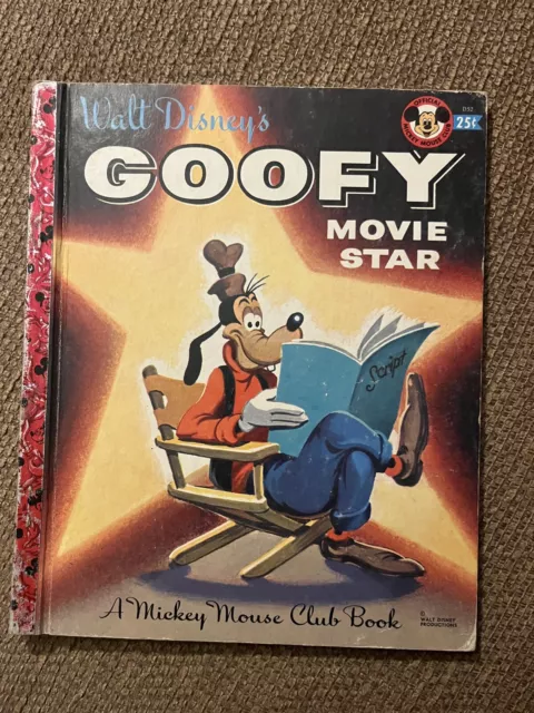 WALT DISNEY'S GOOFY Movie Star Mickey Mouse Club Book Vintage 1956 1st ... WALT DISNEY'S GOOFY Movie Star Mickey Mouse Club Book Vintage 1956 1st ...