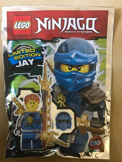 FIGURINE LEGO MINIFIGURE Polybag Ninjago Foil 891721 Jay Ninja Bleu ...