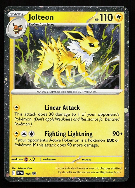 JOLTEON 169 COSMOS Holo Prismatic Evolutions Promo Pokémon Card £2.78 - PicClick UK