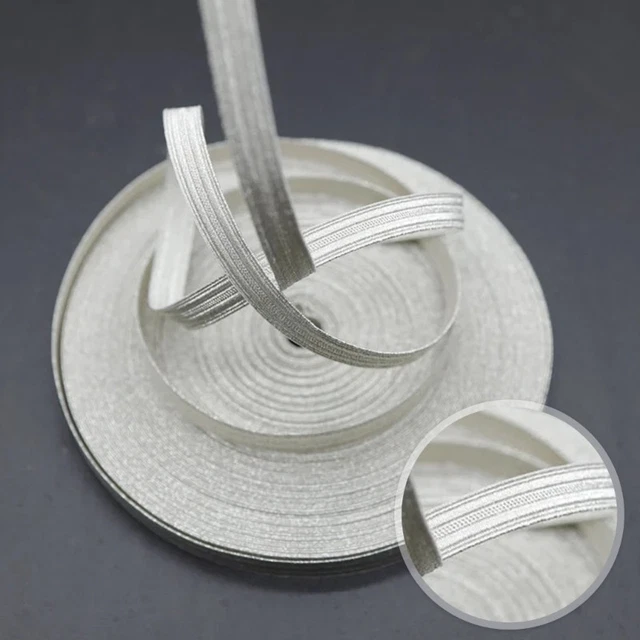MACHINE WASHABLE METALLIC Ribbon Sewing Edge Binding Fashion Decorative ...