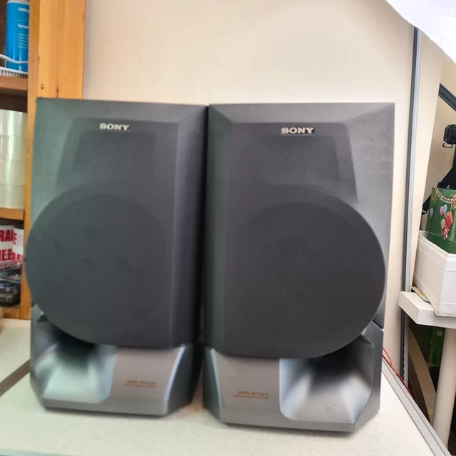 SONY SPEAKERS SS-XB200 - Vintage - 6 Ohm Bass Reflex 2 Way £24.99 ...