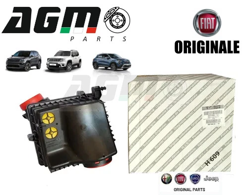 SCATOLA COMPLETA FILTRO Aria Airbox Originale Fiat 500X Jeep Compass Oe ...
